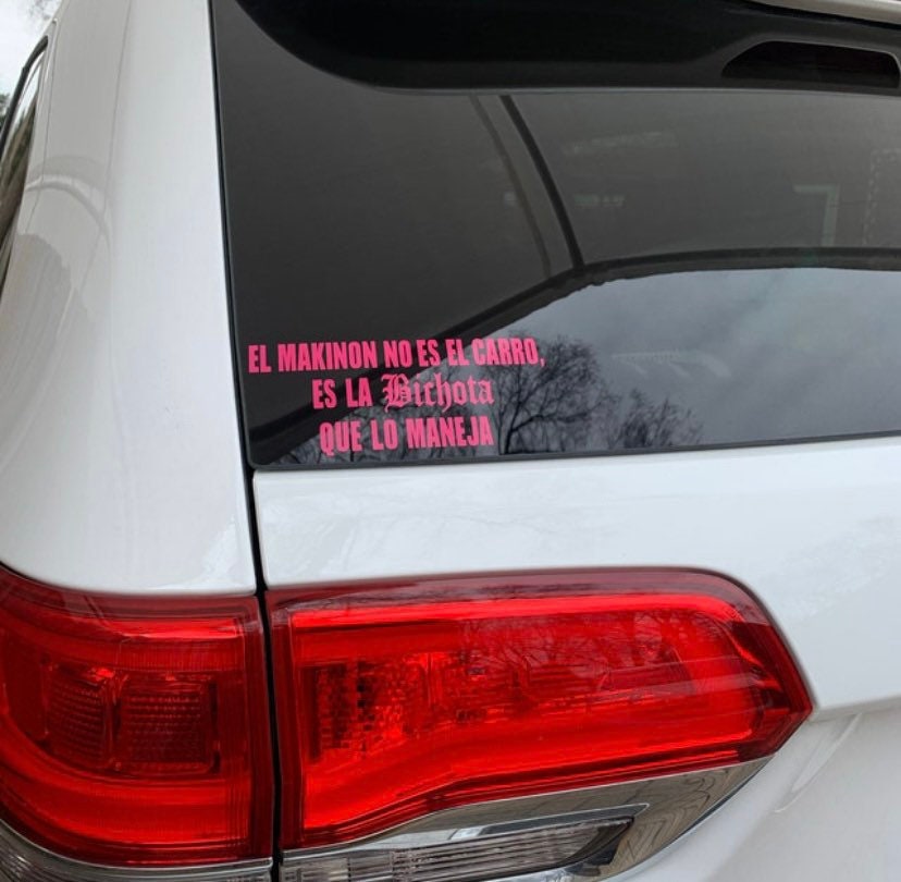 El Makinon Decal Bichota Car Decal Gift for Best Friend | Etsy