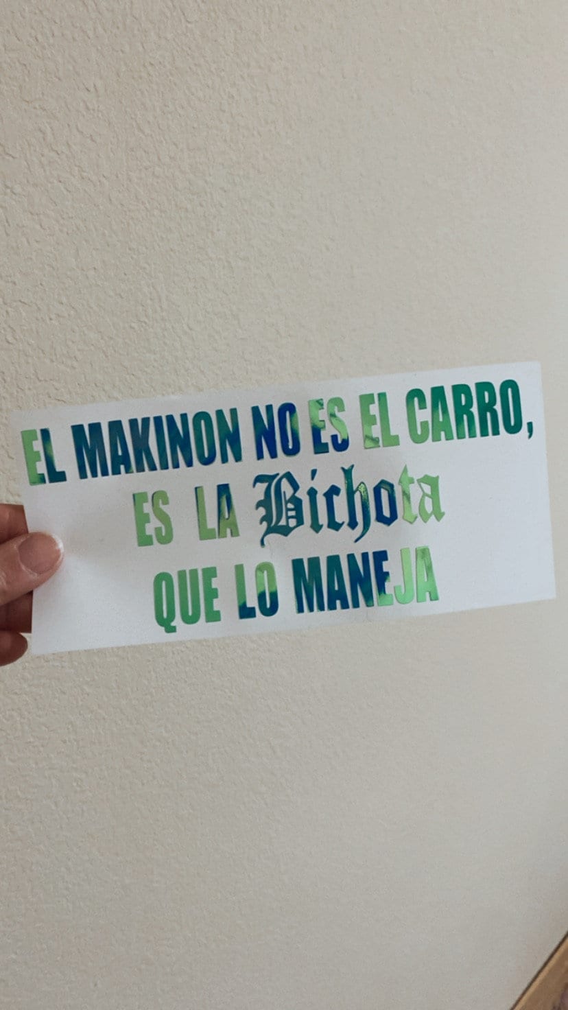 El Makinon Decal Bichota Car Decal Gift for Best Friend | Etsy
