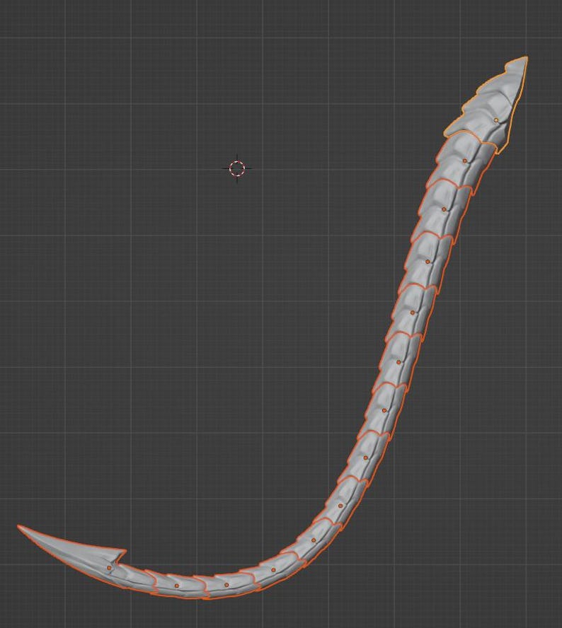 Devil Tail Articulated Digital 3d Print Files - Etsy