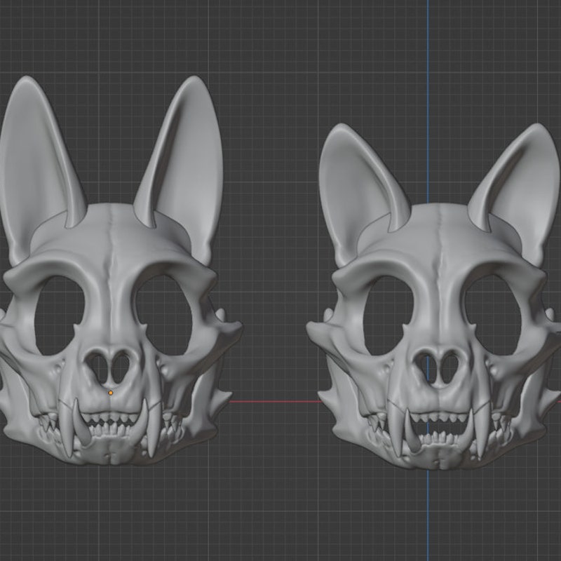 Skull Mask Moving Jaw - Etsy