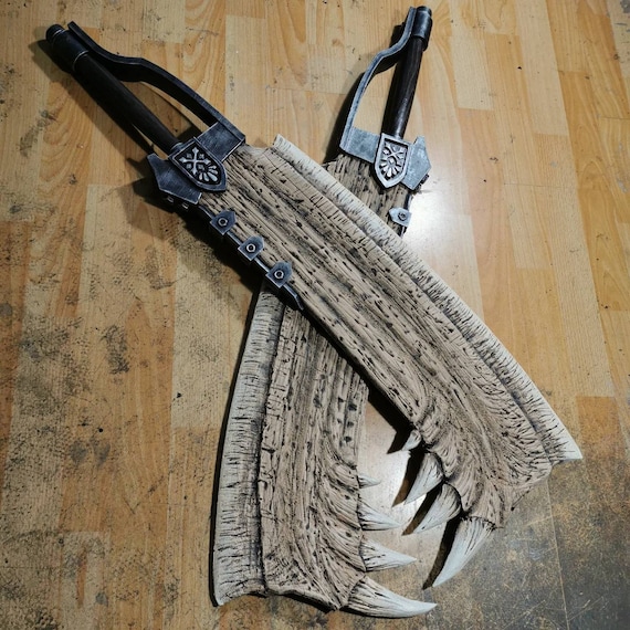 Bone Hatchets Dual Blades Replica Cosplay Prop | Etsy