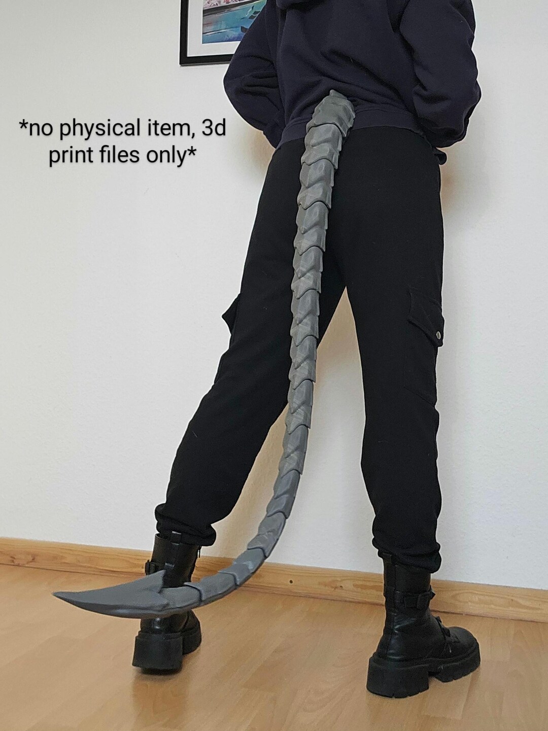 Devil Tail Articulated Digital 3d Print Files - Etsy