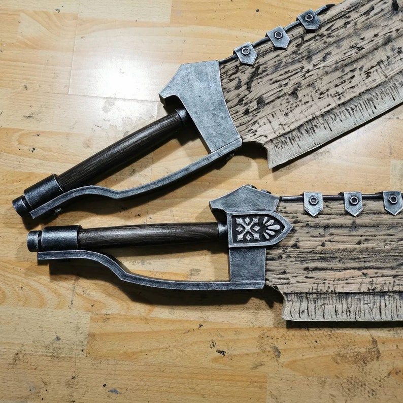 Bone Hatchets Dual Blades Replica Cosplay Prop - Etsy