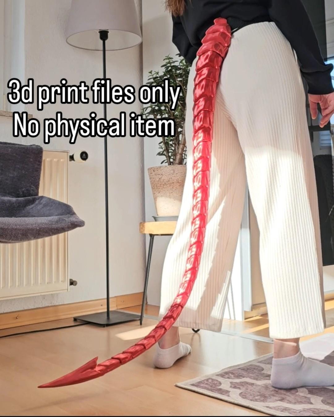 Devil Tail Articulated Digital 3d Print Files - Etsy