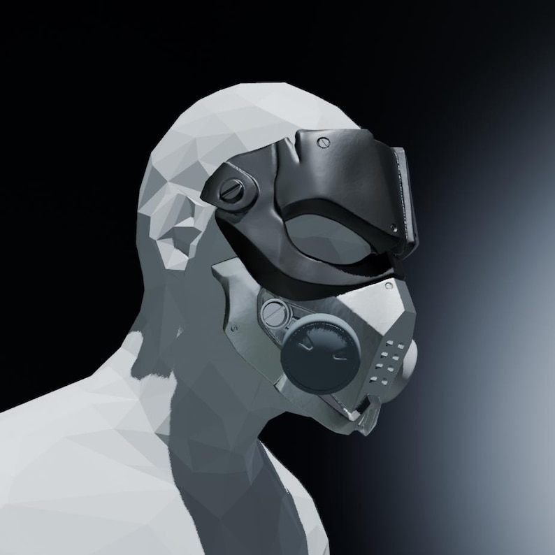 Enforcer Mask 3D Print Files - Etsy