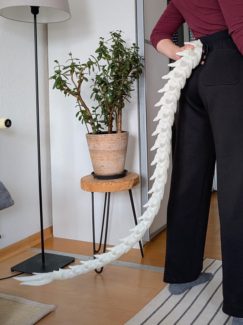 Spine Tail Articulated Digital 3d Print Files - Etsy