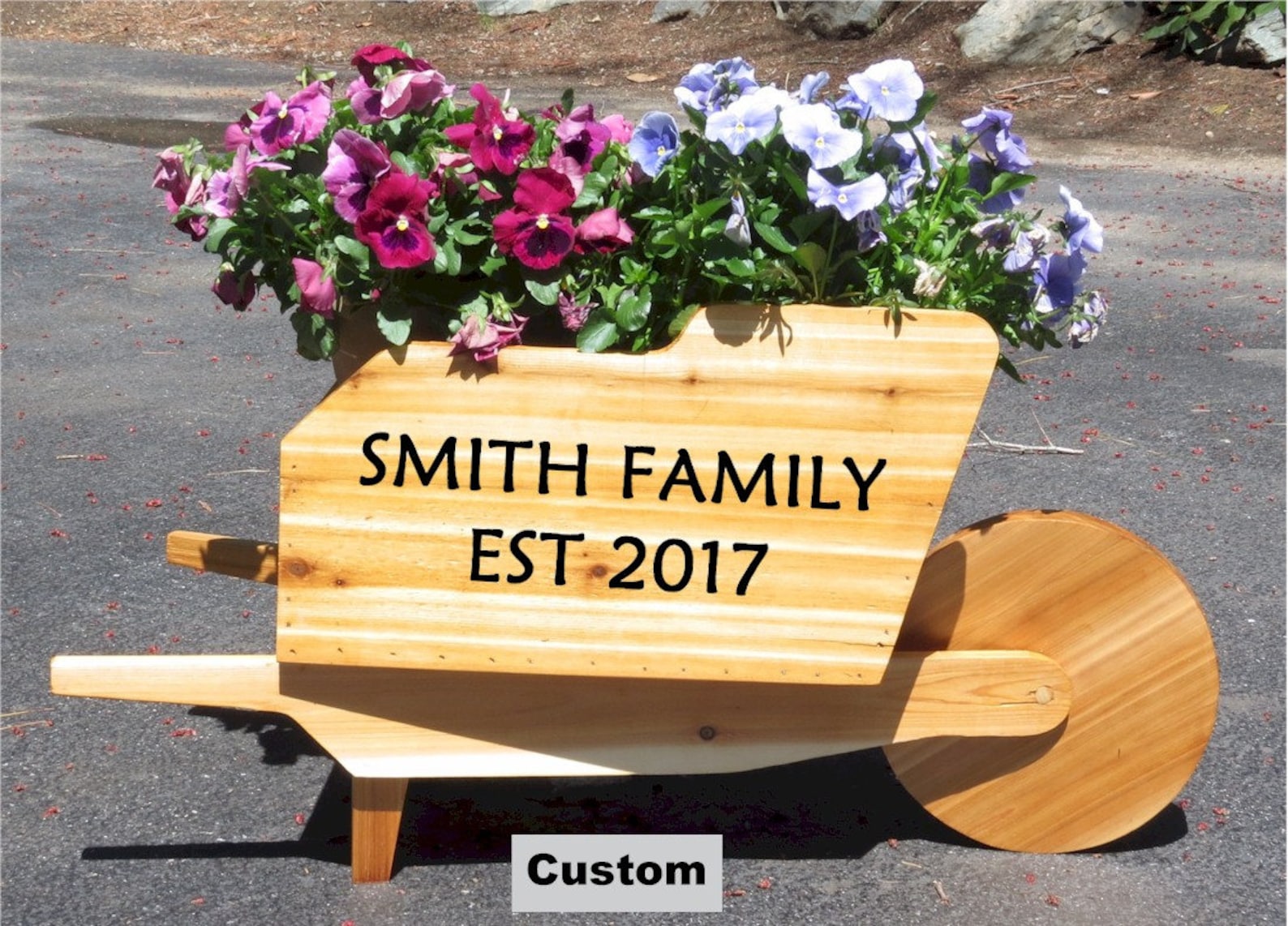 Garden Flower Wheelbarrow - Etsy