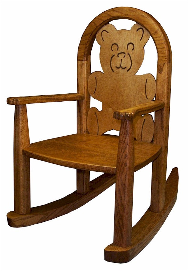 Teddy Bear Rocking Chair - Etsy