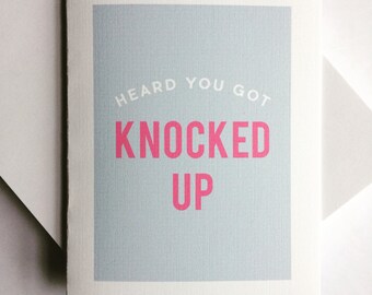 You Knocked up Mom | Etsy