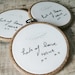 Personalised Memorial Stars Hand Embroidered Hoop, Memorial Quote ...