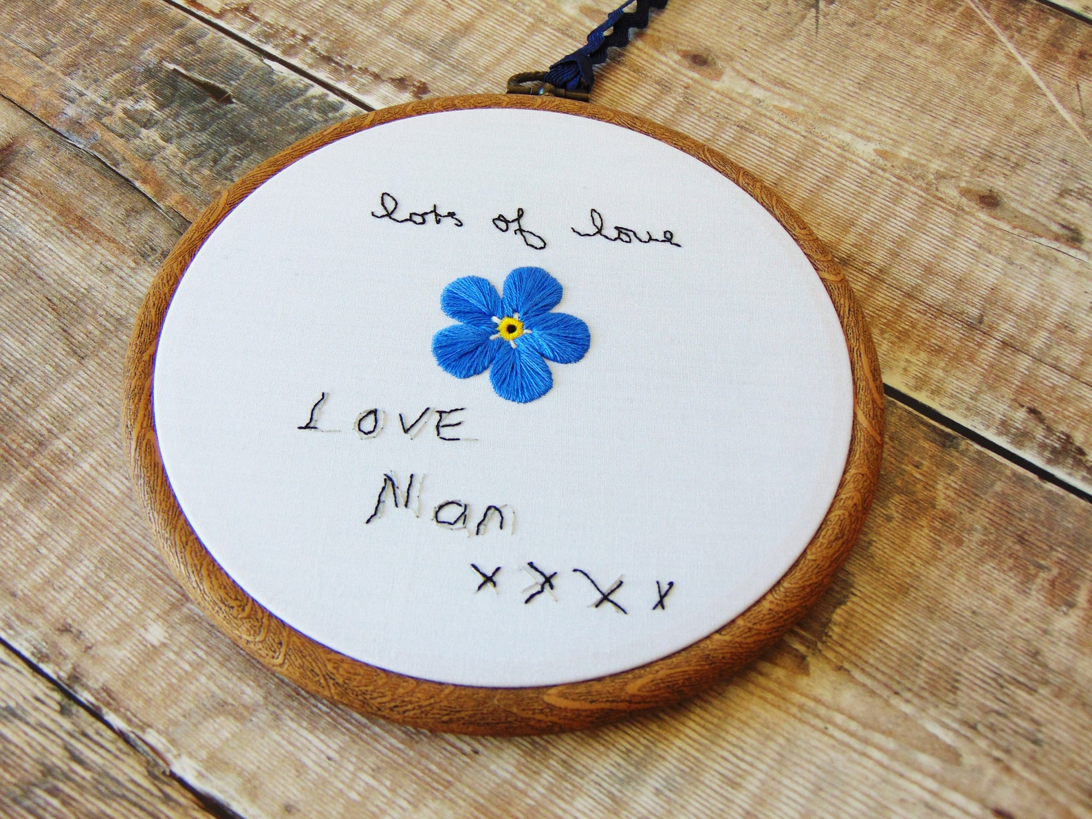 Forget Me Not Handwriting Gift Actual Handwriting - Etsy