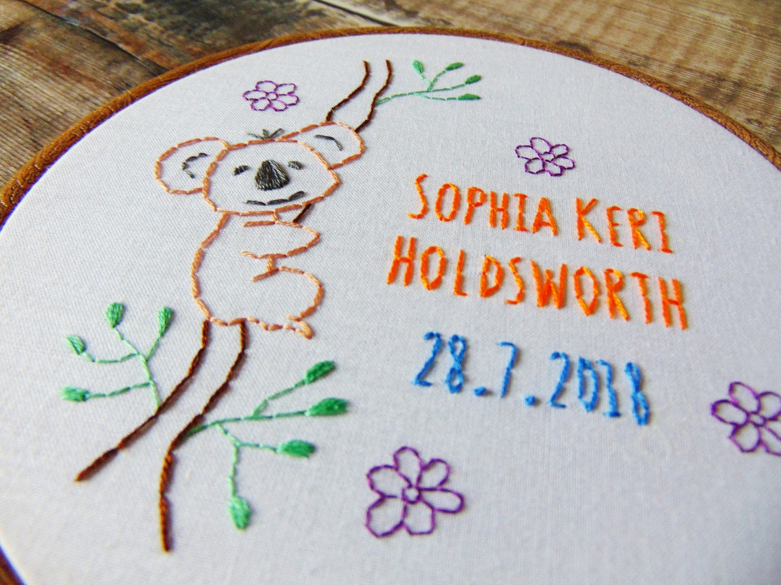 Koala Gift, Personalised Koala Bear Gifts, Austrialian Animals, Nursery ...
