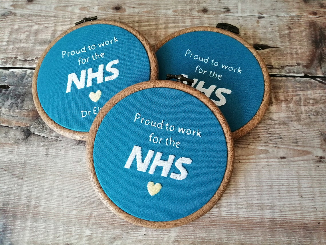 Proud to Work for the NHS Personalised NHS Gift Key Worker | Etsy
