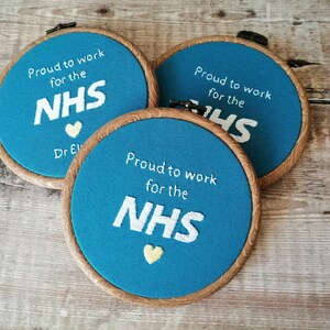 Proud to Work for the NHS, Personalised NHS Gift, Key Worker Gift, Gift ...
