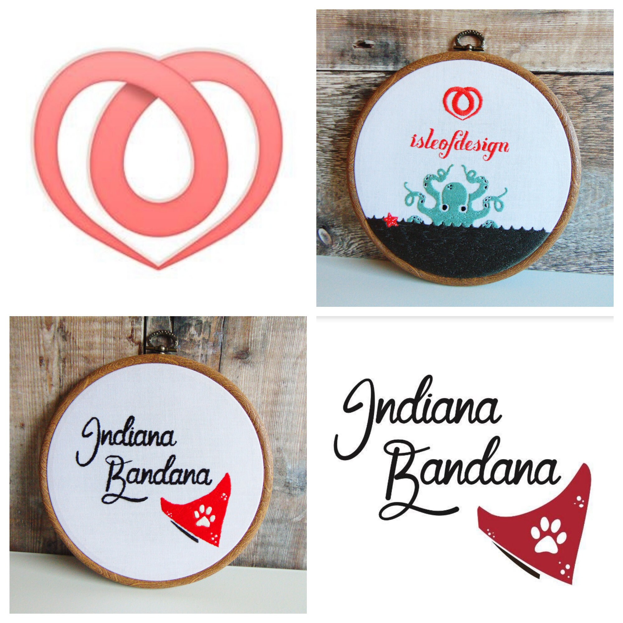 Your Logo Transformed Into Hand Embroidery Hoop Art | Etsy