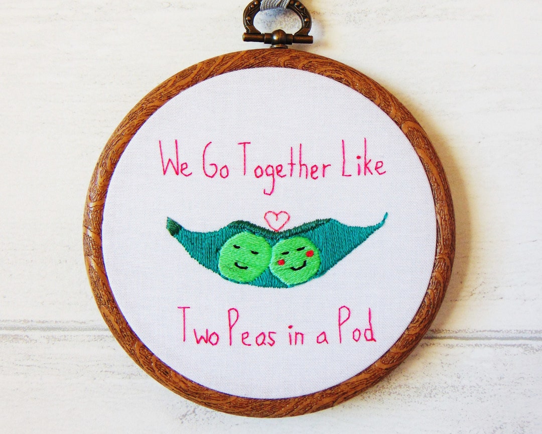 Two Peas in a Pod Friendship Gift, Best Friends Gift, Mother and ...