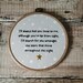 Personalised Memorial Stars Hand Embroidered Hoop, Memorial Quote ...