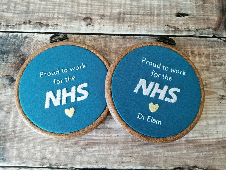 Proud to Work for the NHS Personalised NHS Gift Key Worker - Etsy