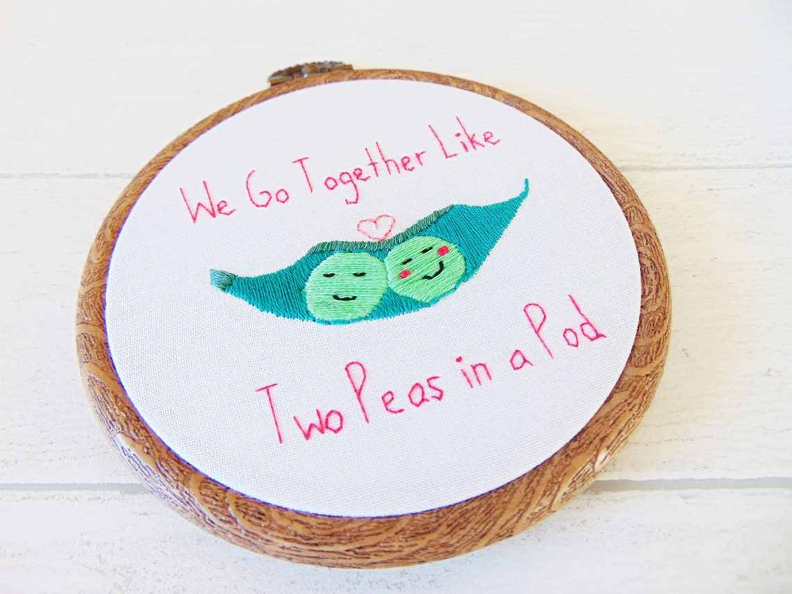 Two Peas in a Pod Friendship Gift Best Friends Gift Mother | Etsy