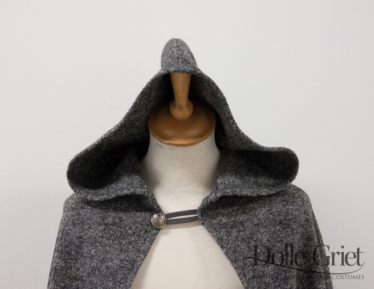 100% Wool Cloak in Gray Warm and Ready to Ship - Etsy