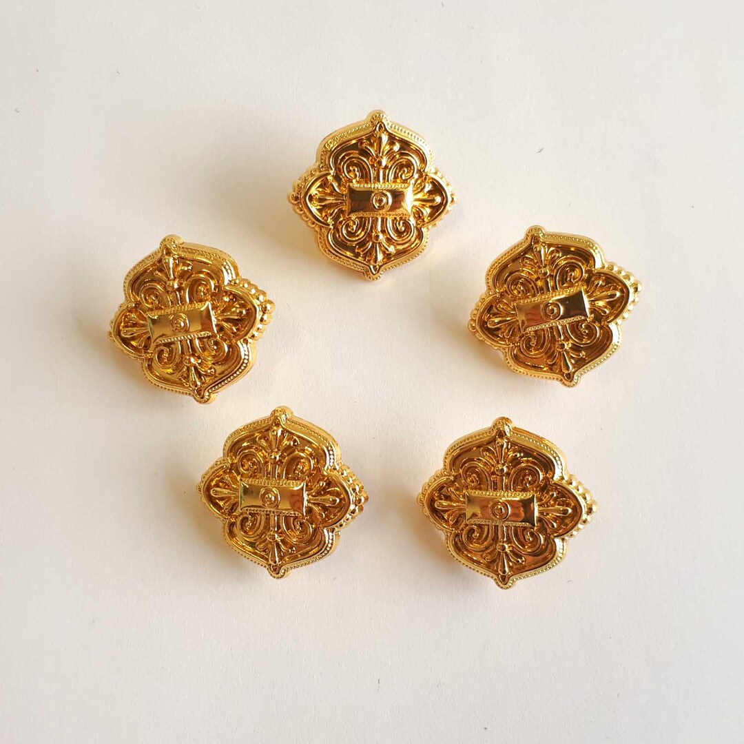 Buttons 'asia' - Set of 5 - Etsy