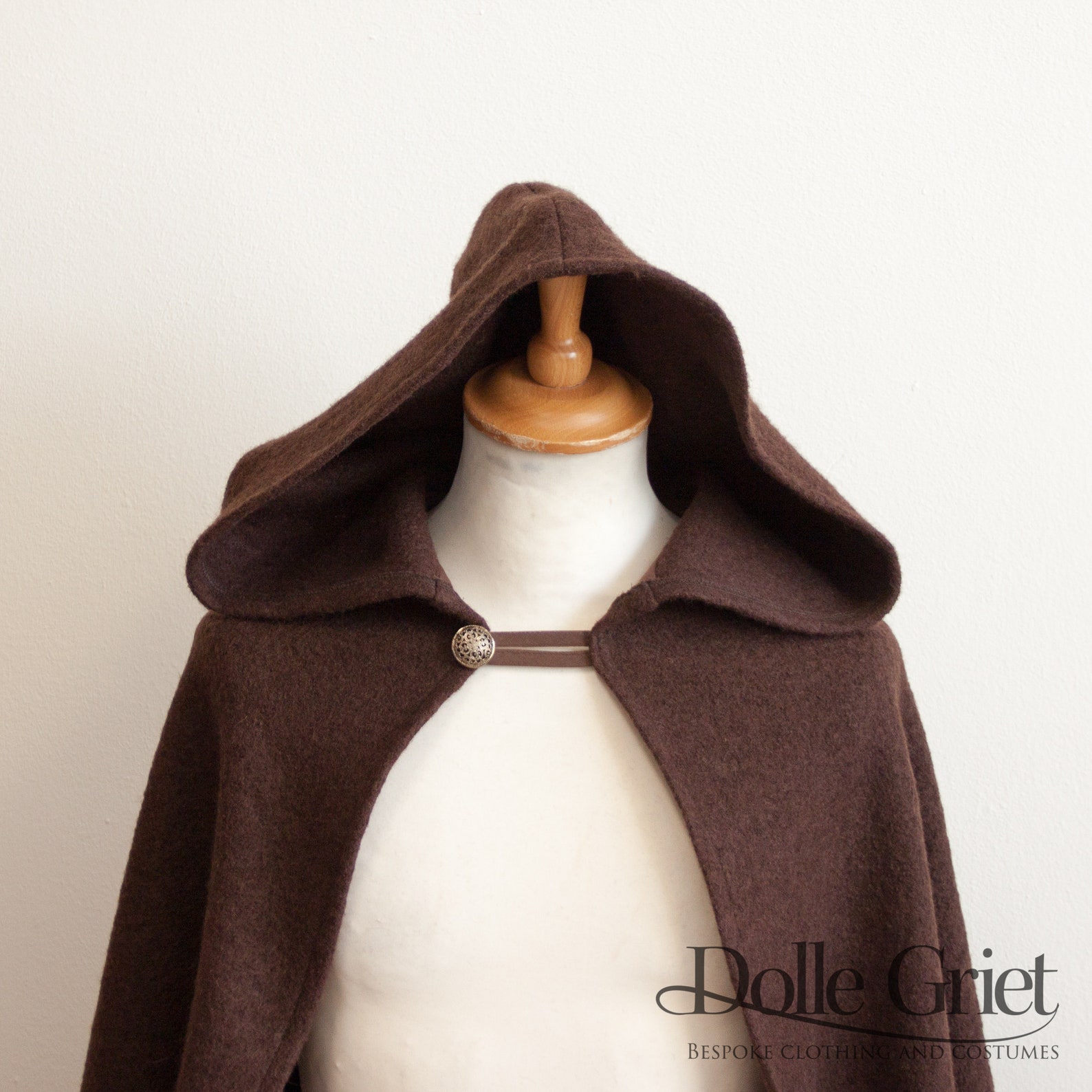100% Wool Cloak in Walnut Brown Warm and Ready to Ship - Etsy