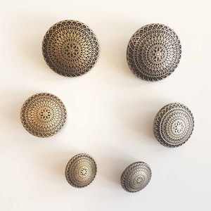 Starburst Buttons - Set of 5 - Etsy