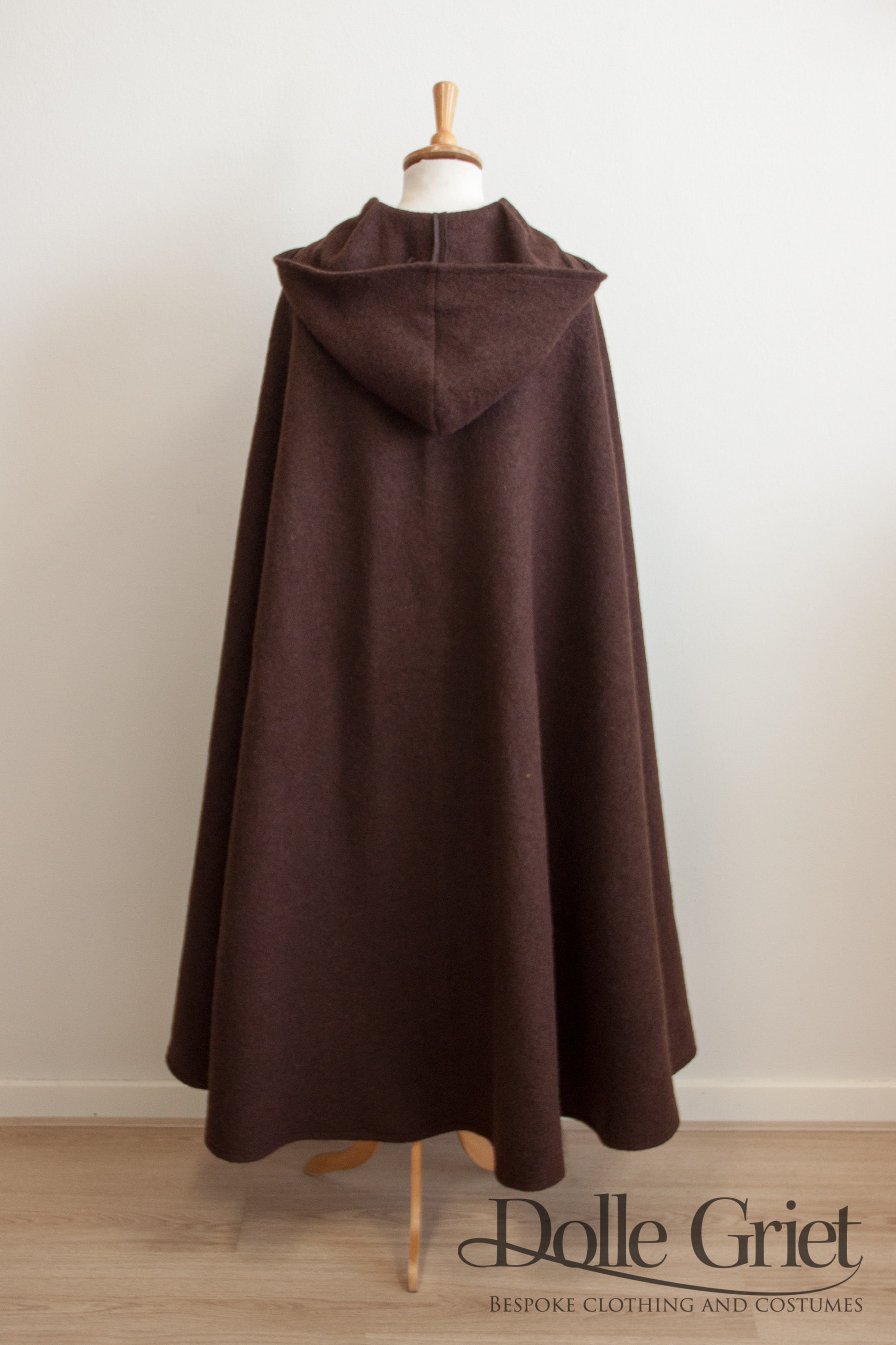 100% Wool Cloak in Walnut Brown Warm and Ready to Ship - Etsy