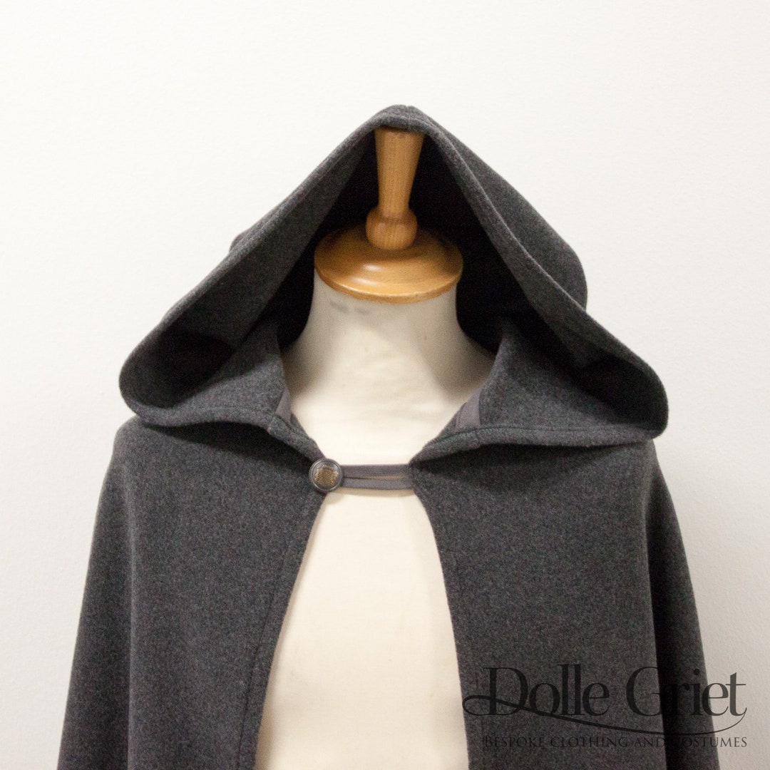 Grey Cloak 70% Wool -- Warm and Ready to Ship! - Etsy