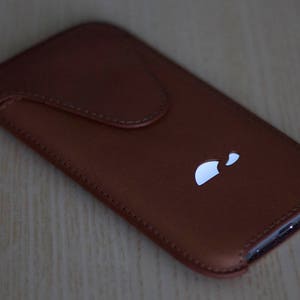 IPhone 7 Leather Pouch - iPhone 7 Sleeve Case - iPhone 7 Slim Case ...