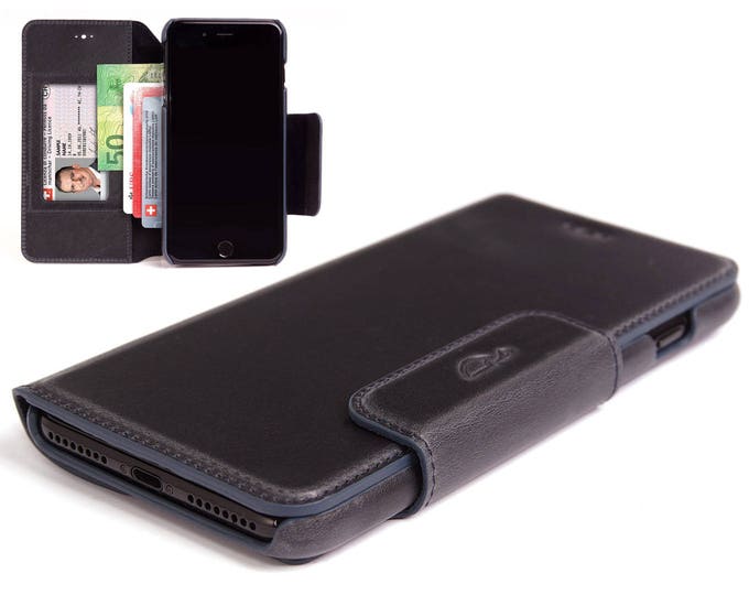 IPhone 8 Plus Wallet Case With Card Slot and Cash Compartment - Etsy
