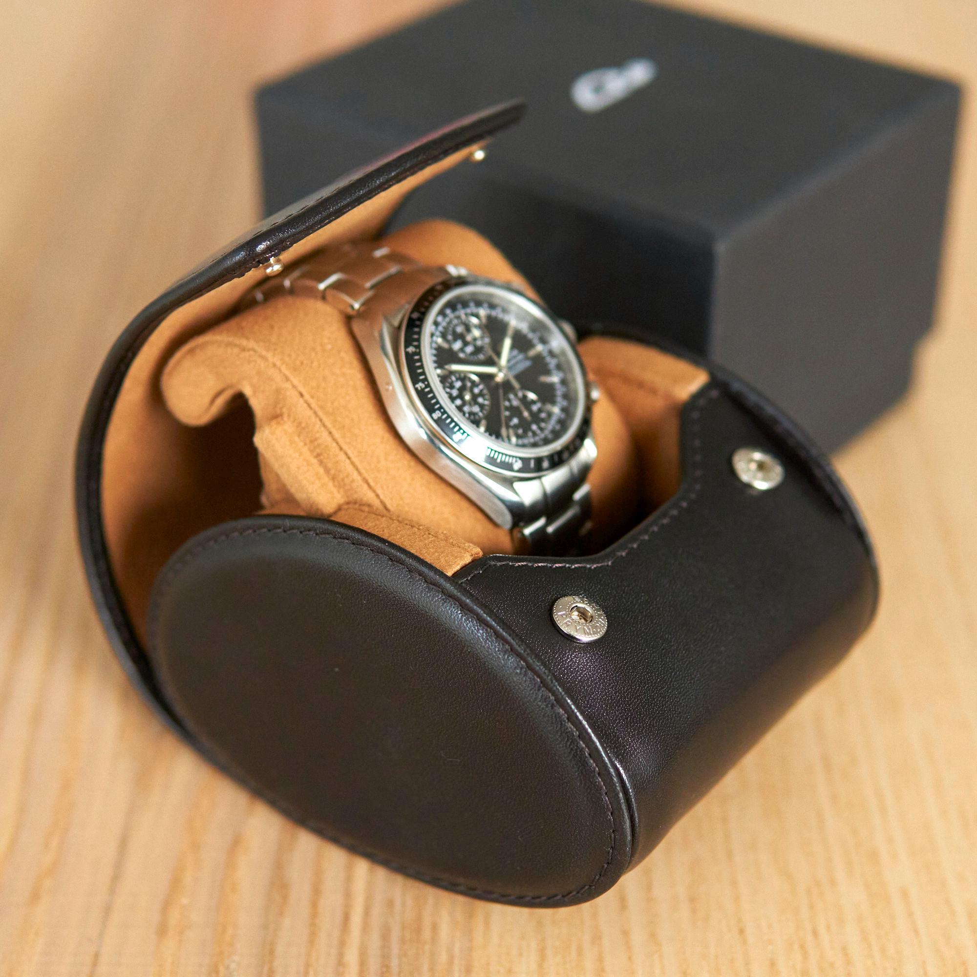 Travel Watch Case With Stand Function - Storage Watch Box - Smooth ...