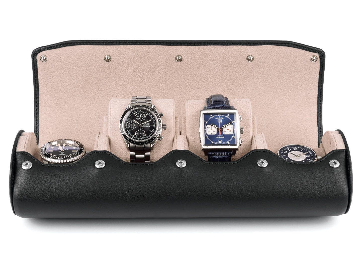 Leather Watch Roll for 4 Watches With Stand Function - Etsy