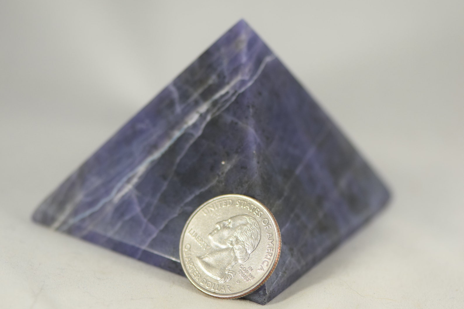 Large Opalized Fluorite pure Tiffany Stone Pyramid - Etsy