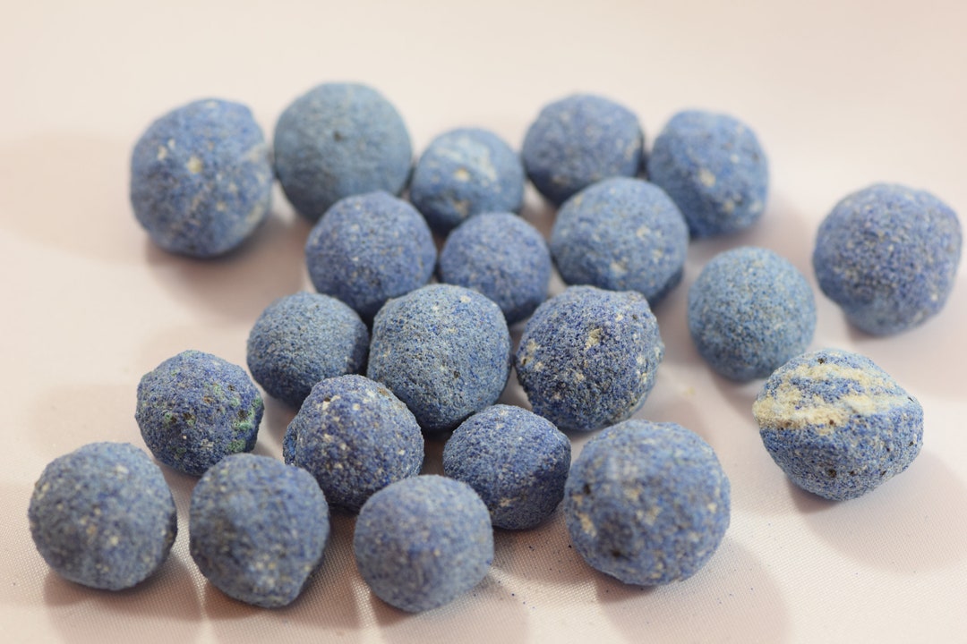 ONE Natural Azurite Ball - Etsy
