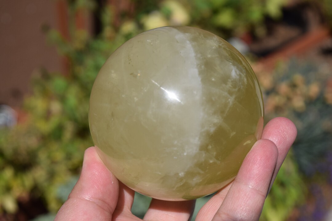 RARE Large Star Citrine Sphere - Etsy