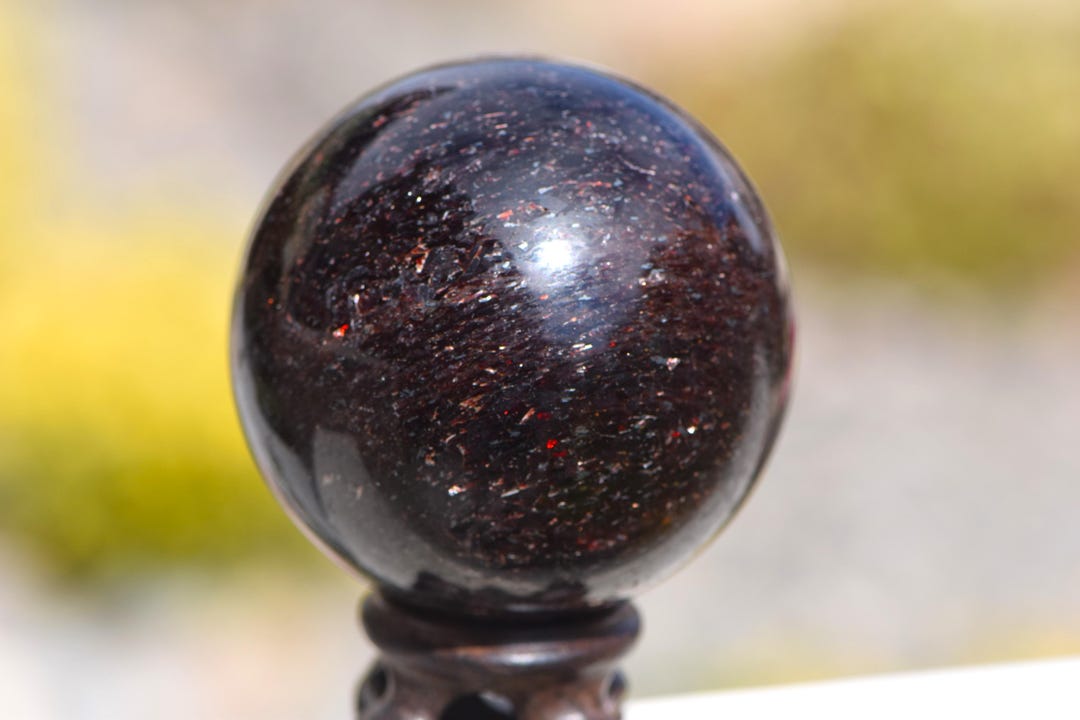 RARE Red Muscovite Mica Sphere - Etsy