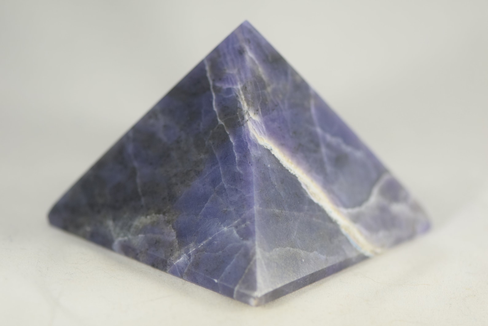Large Opalized Fluorite pure Tiffany Stone Pyramid - Etsy