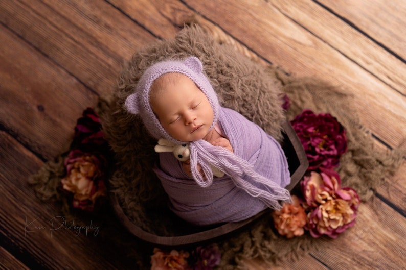 Layering Blanket Burlap Newborn Photography Prop Newborn - Etsy