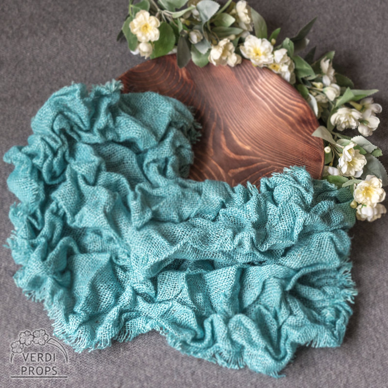 Layering Blanket Burlap Newborn Photography Props Green Red White ...