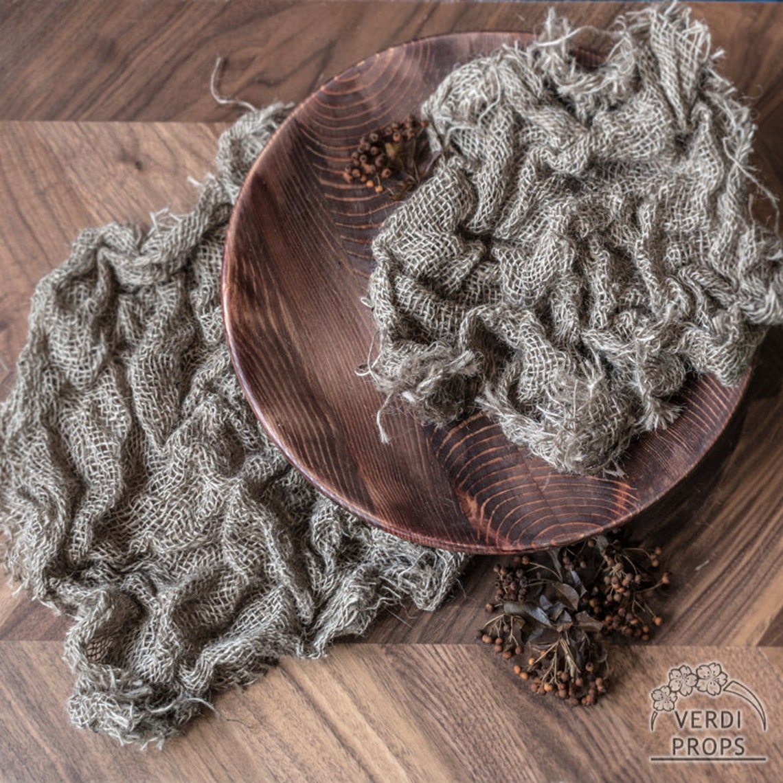 Layering Blanket Burlap Newborn Photography Prop Newborn - Etsy