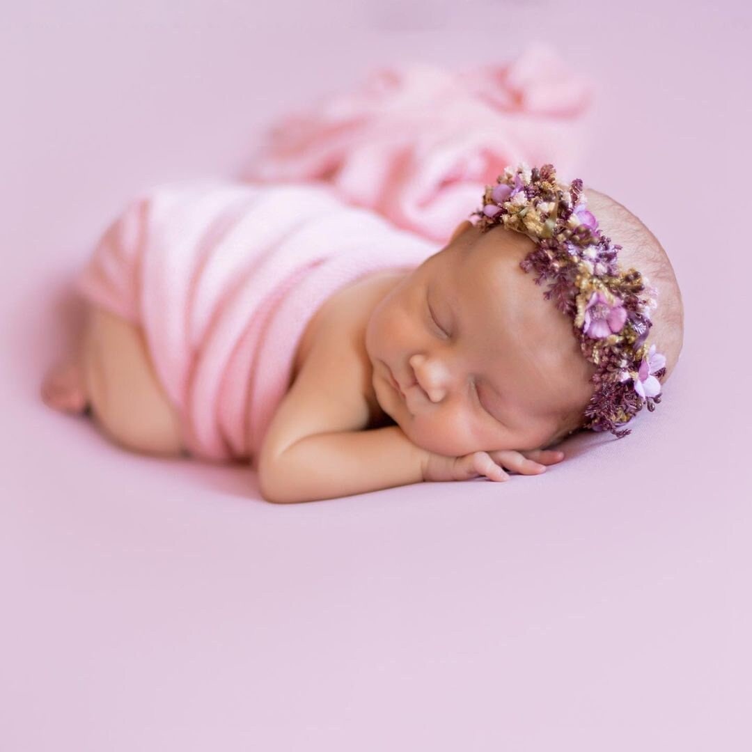 Spring Halo Newborn Wreath, Flower Crown Headband, Newborn Photography ...