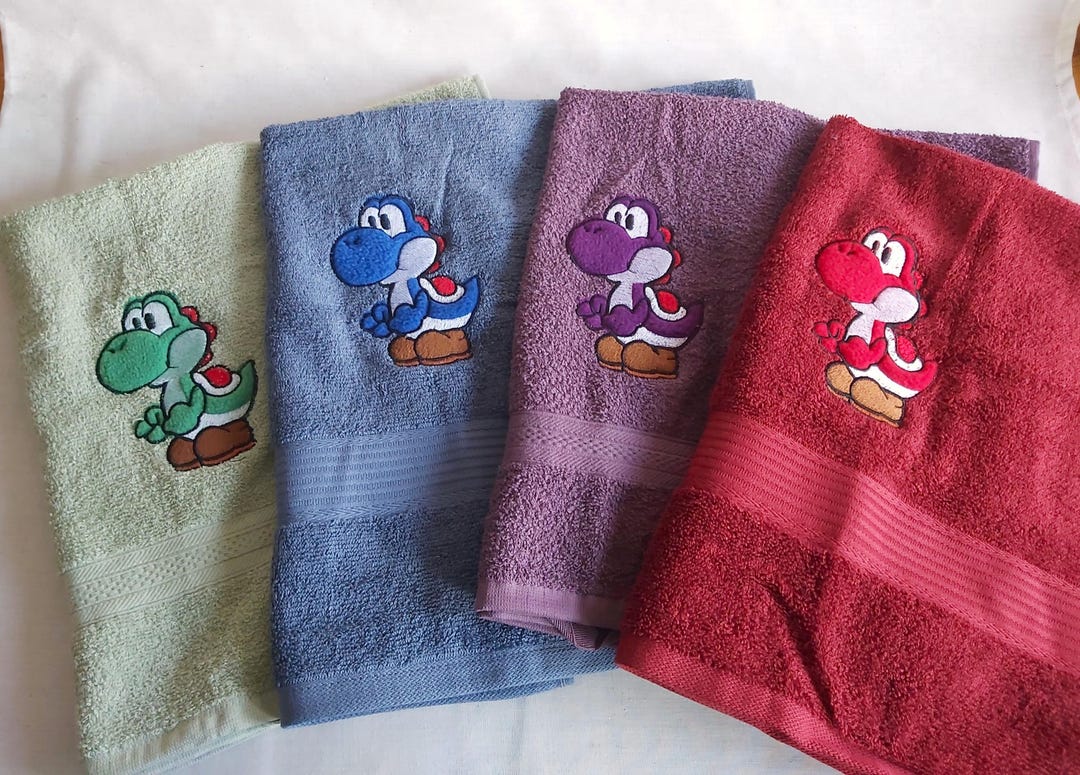 Bundle - Super Mario - Yoshi - Hand Towel - Etsy