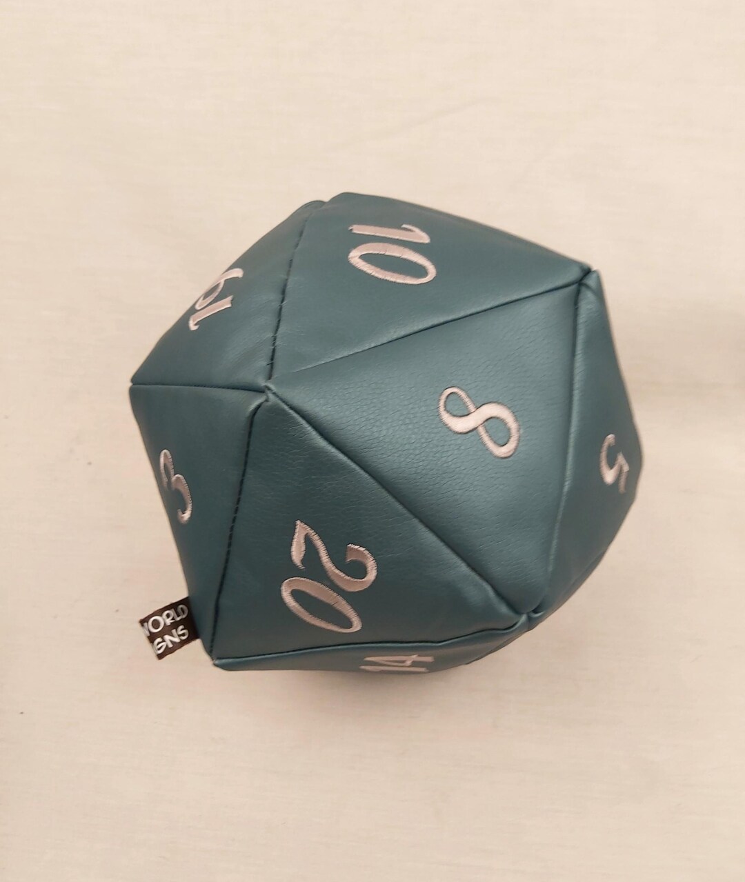 3D Pillow - D20 Dice - Embroidered Dice - Dice Cushion - Etsy