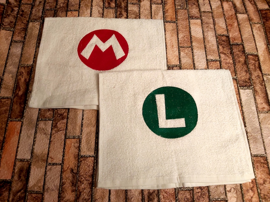 Super Mario Brothers Mario Guest Towel, Face Towel, Bath Towel - Etsy UK