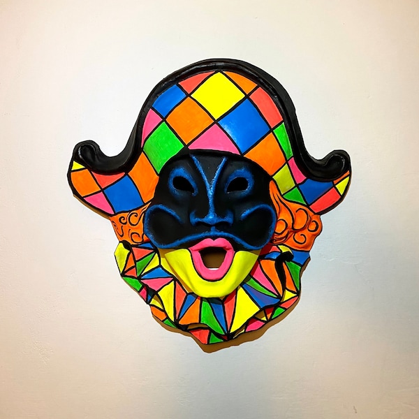 Harlequin Mask - Etsy