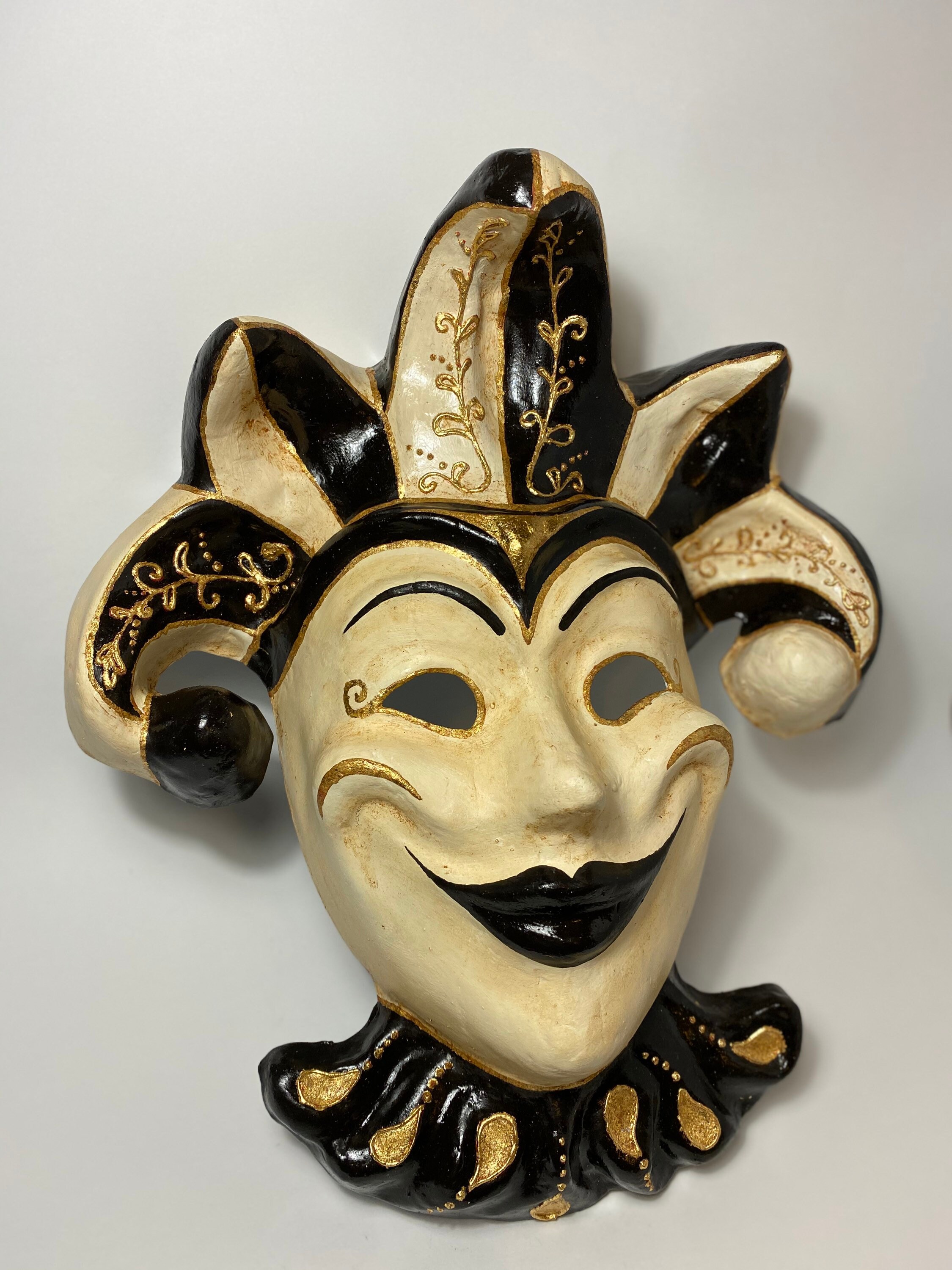 Black and White Jester - Etsy