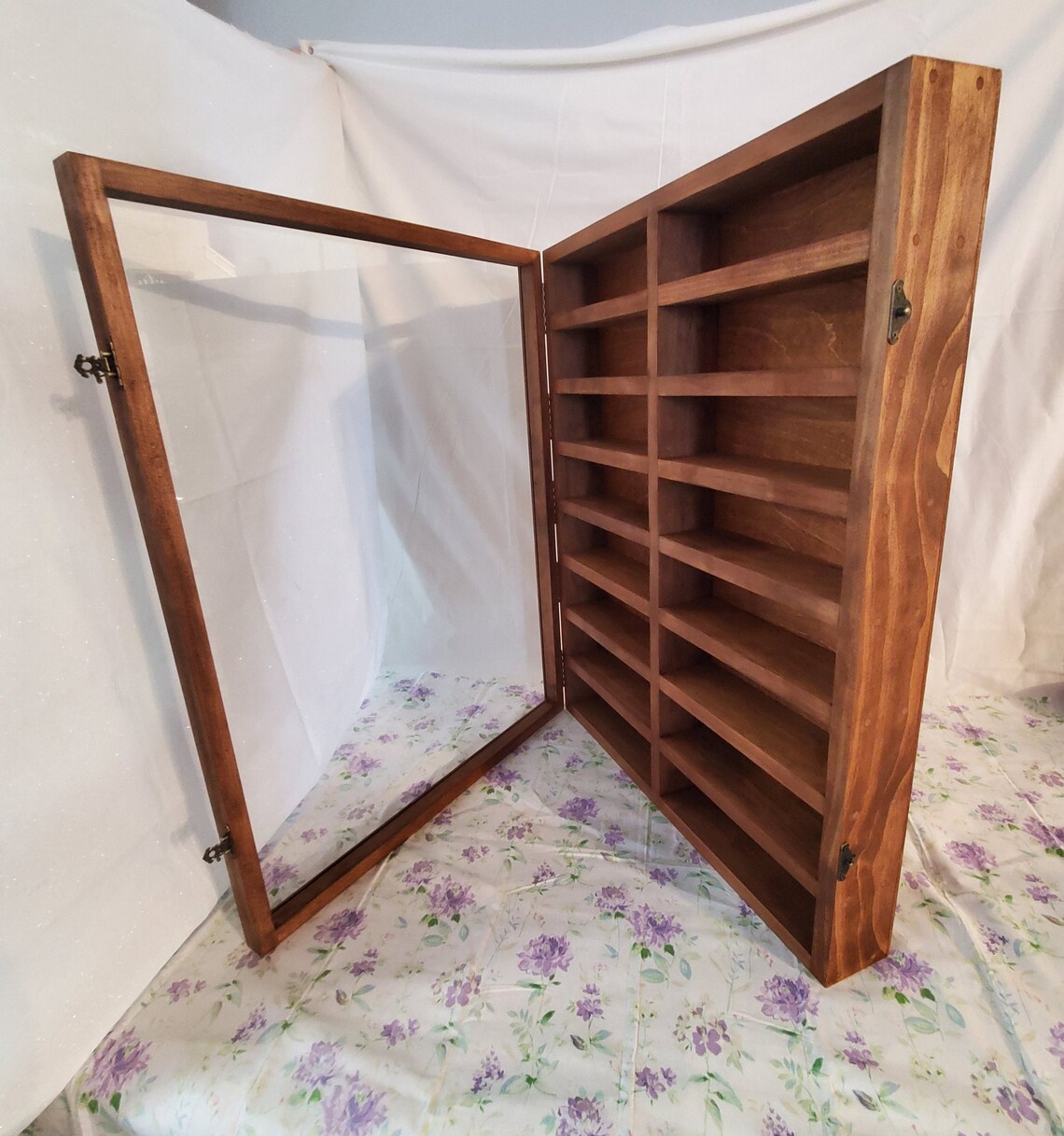 25 1/4 X 19 3/4 X 3 1/2 Wooden Shadow Box / 16 Compartments/ - Etsy