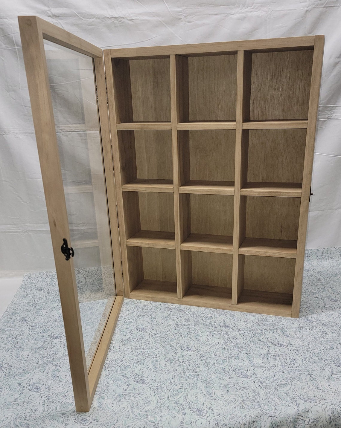 24 X 18 X 5 Wooden Shadow Box / Hinged Glass Lid / 12 - Etsy