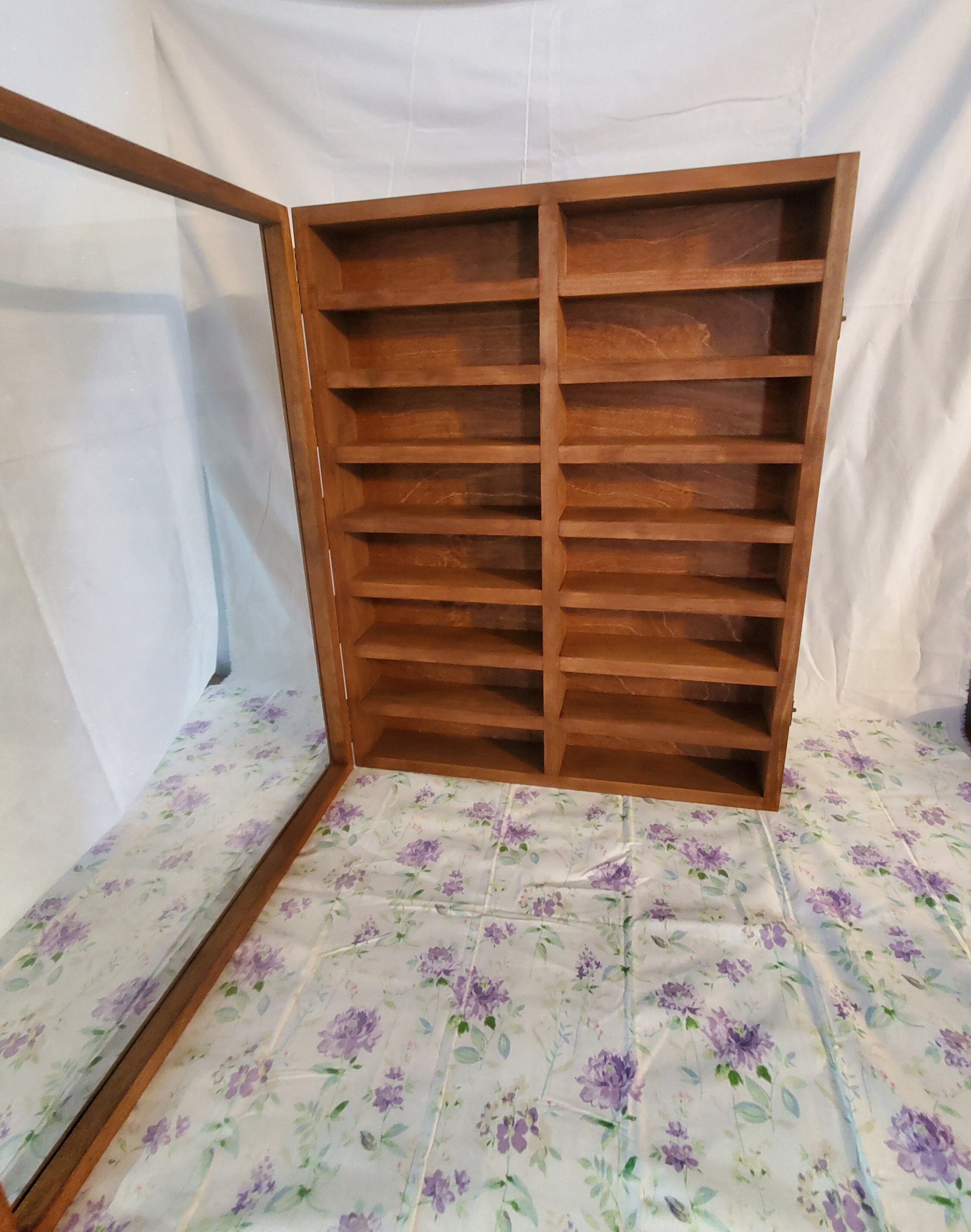 25 1/4 X 19 3/4 X 3 1/2 Wooden Shadow Box / 16 Compartments/ - Etsy